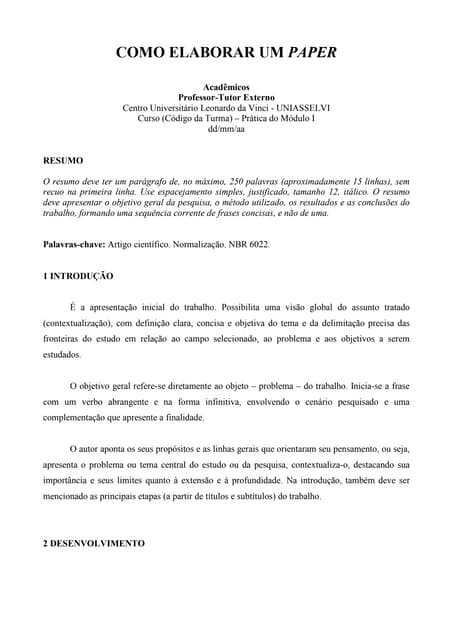 Modelo portfolio uninter | PDF