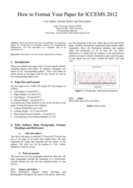 Elsevier paper format | PDF