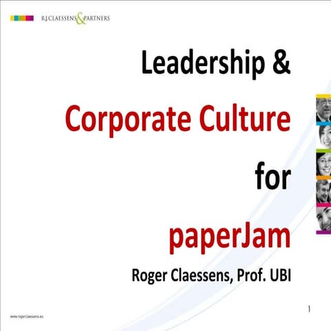 Leadership and corporate culture | PPTX