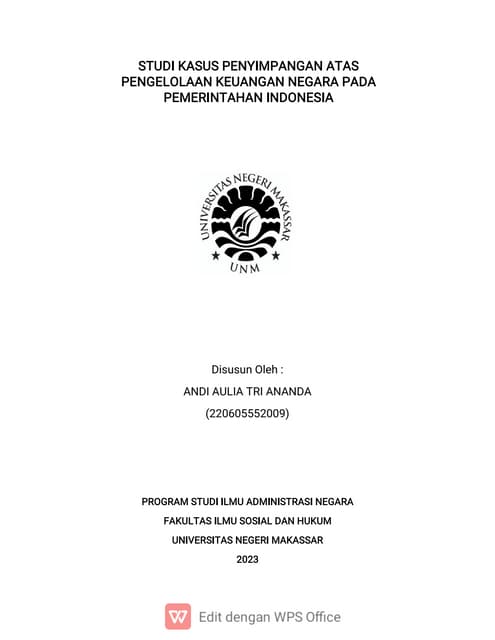 Laporan Ilmiah Kasus Korupsi E-KTP | DOCX