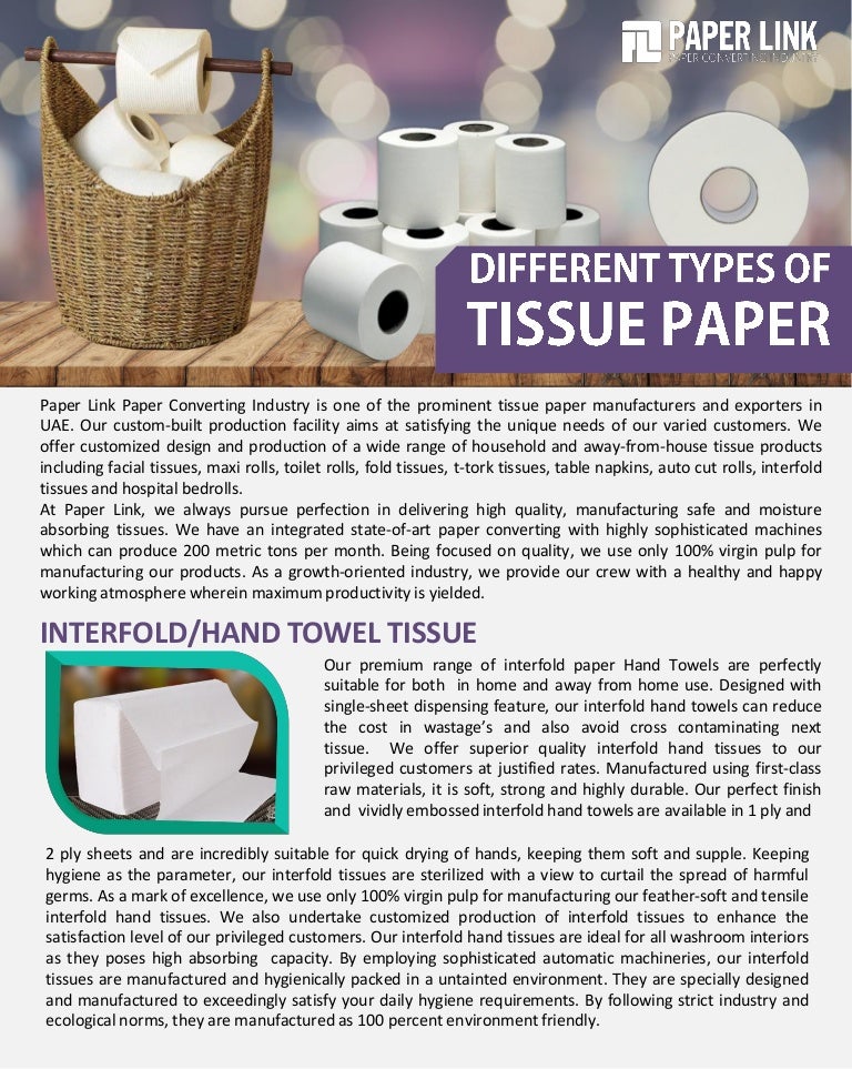 Types And Properties Of Tissue Paper types-and-properties-of-tissue-paper