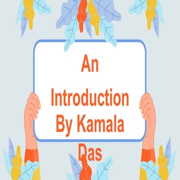 Project on Kamla Das | PPTX