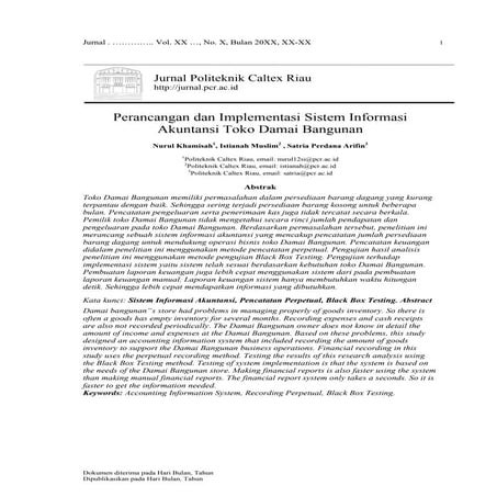 Paper nurul khamisah | PDF