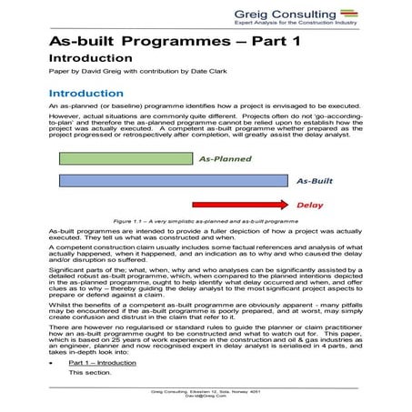 As built programmes (7 Apr 2020) Part 1 | PDF