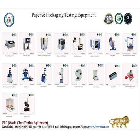 Paper & Packaging Testing Machines | PPT
