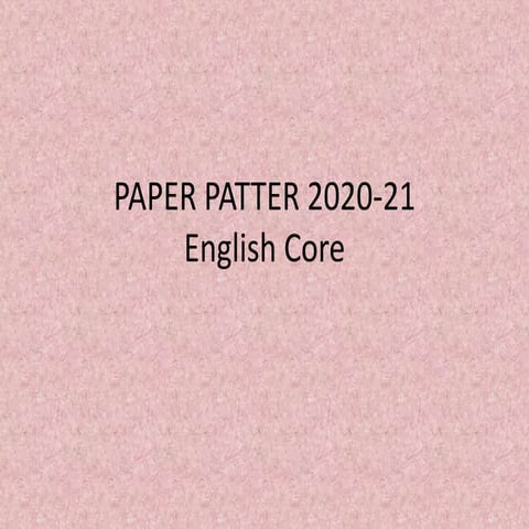 Paper pattern 20 21 | PPTX