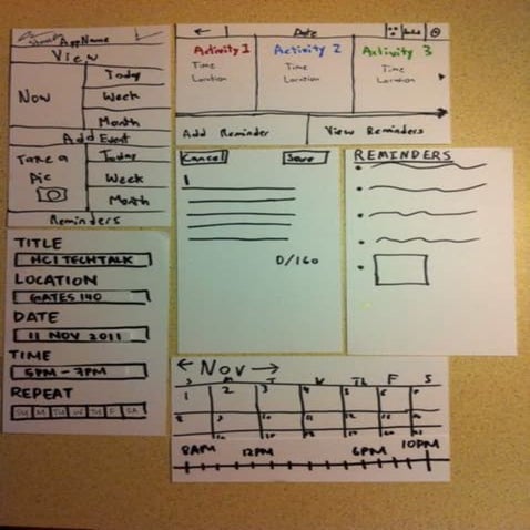 MyTime - Paper prototyping | PDF