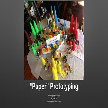 Paper prototyping | PPT
