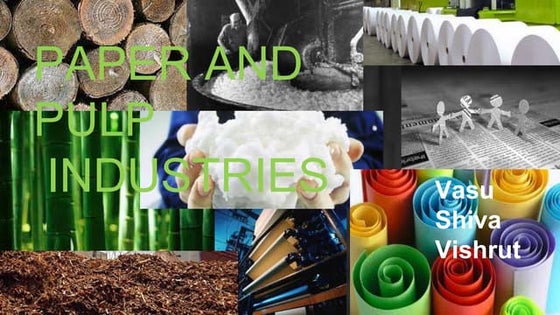 Paper and Pulp Industry | PPT