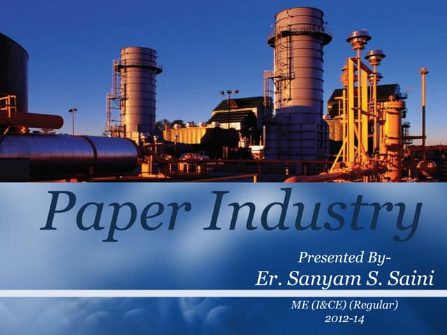 Pulp and Paper | PPT