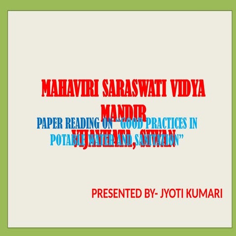TDS of water PAPER READING BY JYOTI.pptx