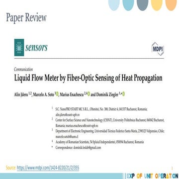 Paper Review Opti-sensor.pdf | Physics | Science