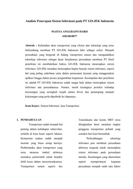Contoh Presentasi Pengenalan Produk | PPTX