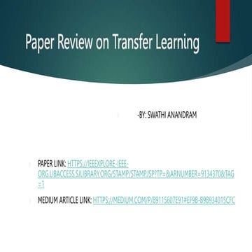 Paper Survey on Transfer Learning.pptx