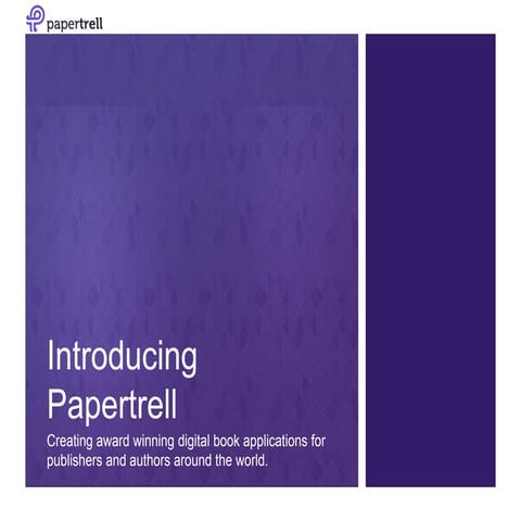 Papertrell presentation | PPT