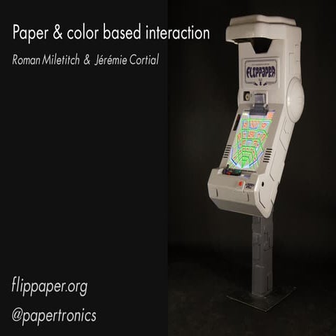 Papertronics flippaper for fosdem2016 | PDF