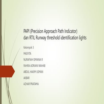 PAPI (Precision Approach Path Indicator).pptx