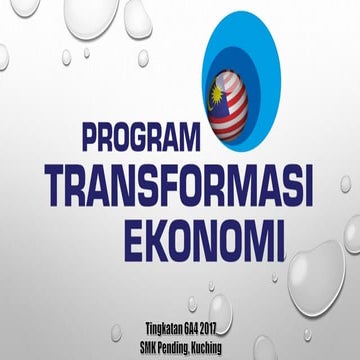 Pengajian Am Penggal 2: Program Transformasi Ekonomi | PPTX