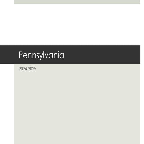 Overview of Pennsylvania for primary level classroom | PPTX