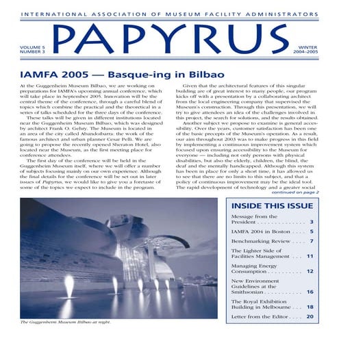Papyrus Winter 2004 | PDF | Business Expos & Conferences | Events