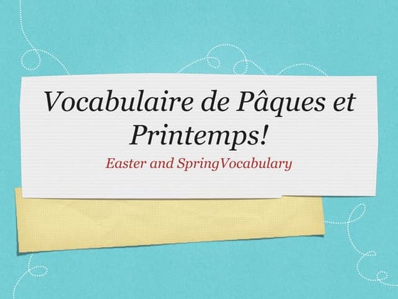 Images de printemps | PPT