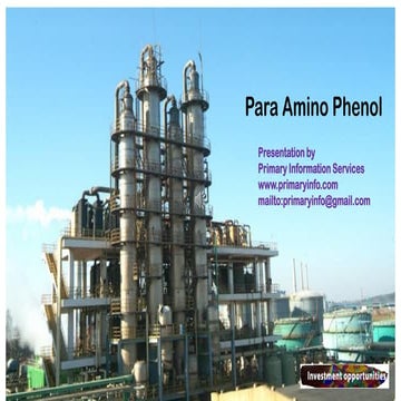 Para amino-phenol | PDF