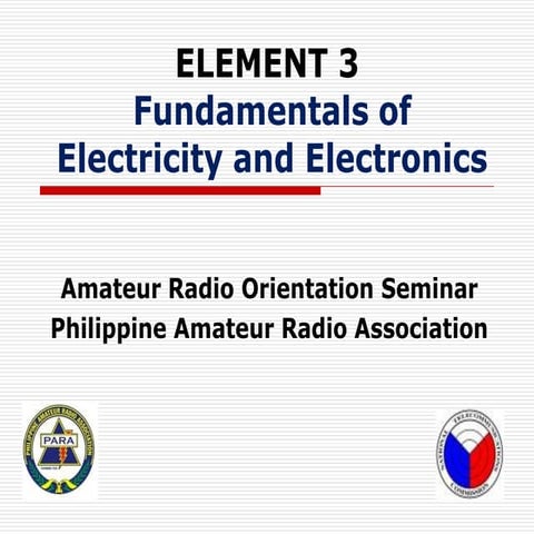 FUNDAMENTALS OF ELECTRICITY & ELECTRONICS | PDF