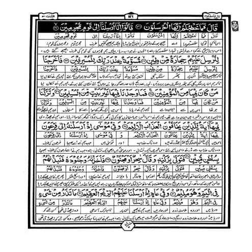 Quran with urdu translation and Tafseer | Para 27 | PDF