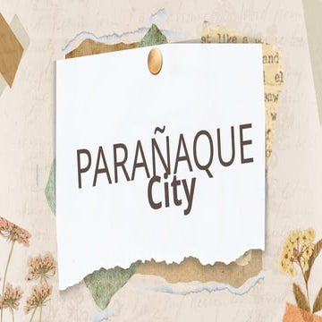 PARAÑAQUE CITY Tourist Spots and Attractions | PPTX