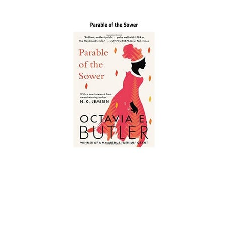Parable of the Sower | PDF | Books and Literature