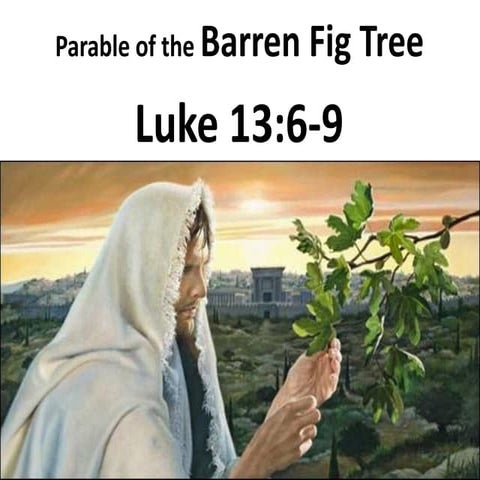 Parable of the barren fig tree Luke 13 6 9 | PDF