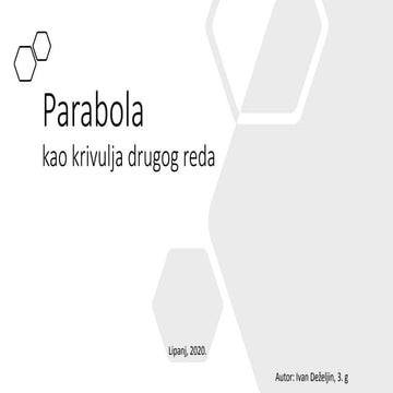 Parabola | PPTX