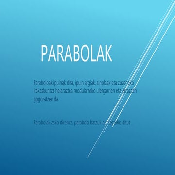 Parabolak | PPTX
