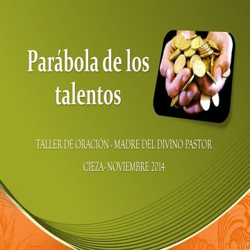Parábola de los talentos | PDF