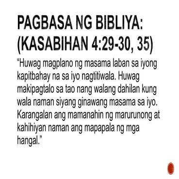 Mga halimbawa ng parabula