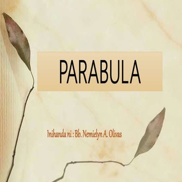 Grade10- Parabula | PPTX