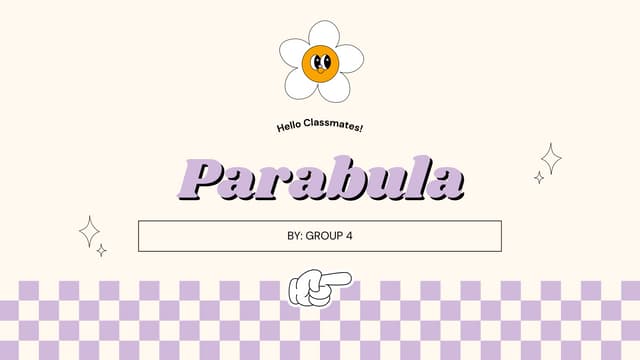 Mga halimbawa ng parabula | DOCX