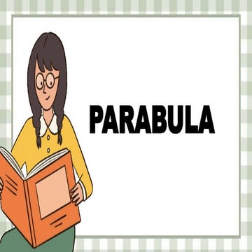 Parabula | PPTX