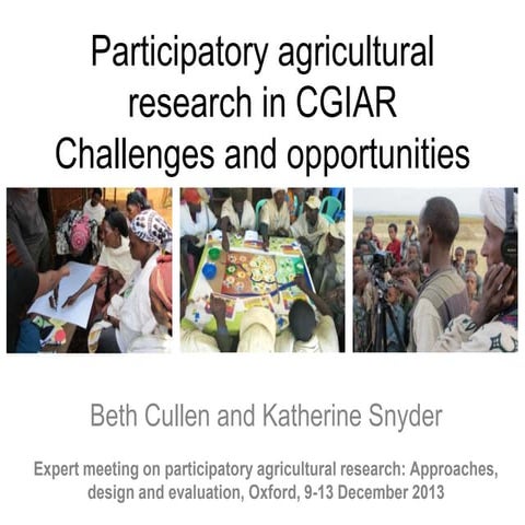 Participatory technology development | PPT