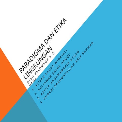 PowerPoint Paradigma dan Etika Lingkungan.pptx