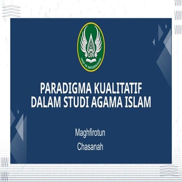PARADIGMA KUALITATIF DALAM STUDI AGAMA ISLAM.pptx