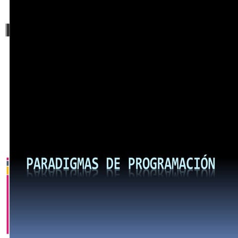 Paradigmas de programación | PPTX