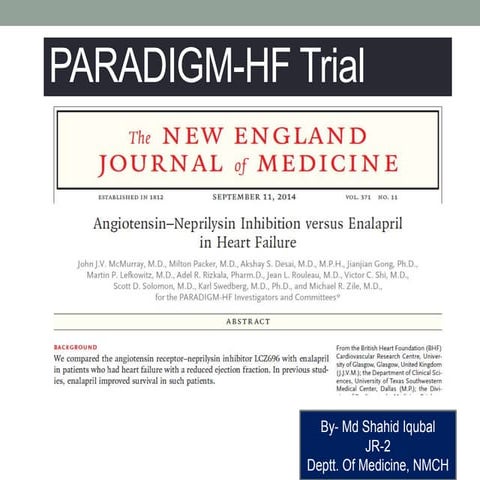 Paradigm HF trial | PPTX
