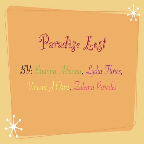 Paradise lost | KEY