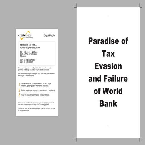 Paradise of Tax Evasion | PPT