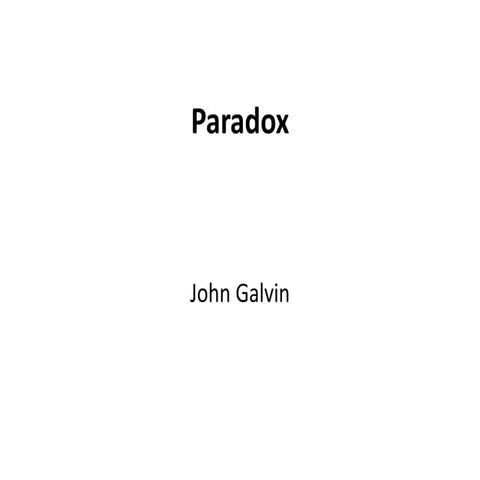 Paradox | PPTX