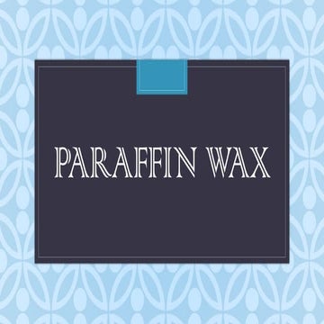 Paraffin Wax Bath Therapy - Uses, Indications and Contraindications | PPTX