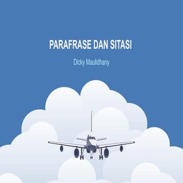 CARA MELAKUKAN PARAFRASE DAN SITASI.pptx