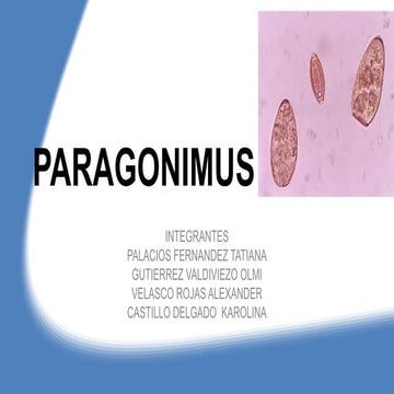 Paragonimus (Paragonimiasis) | PPTX