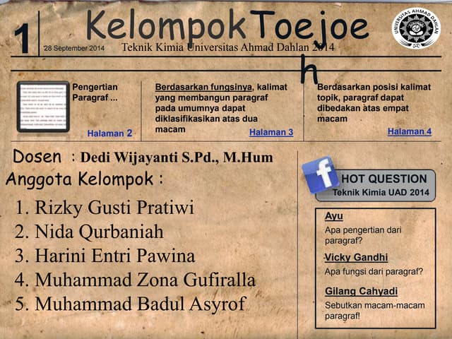 Pengembangan Paragraf | PPTX